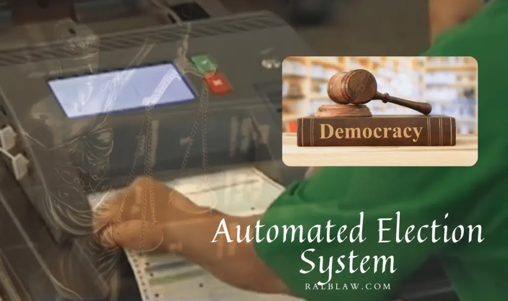 Philippine Automated Election | 2022 National & Local Election | RALB Law